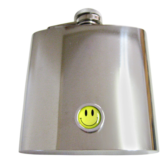 Kiola Designs | Other | Smiling Face Large Flask | Poshmark